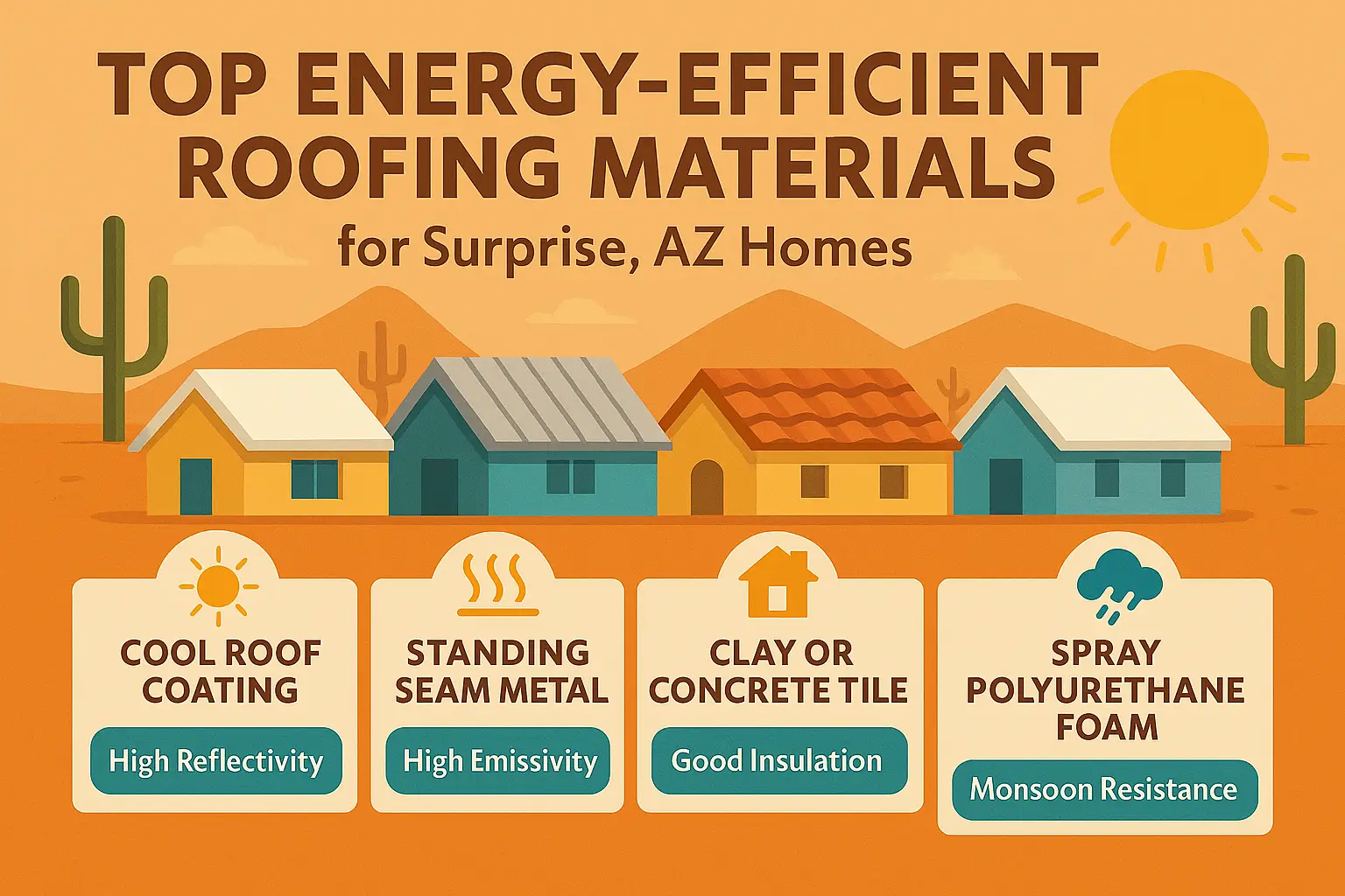 Top Energy-Efficient Roofing Materials For Residential Use In Surprise ...